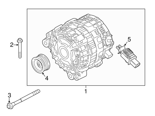 Genuine BMW 12318635480 Voltage Regulator - BMW