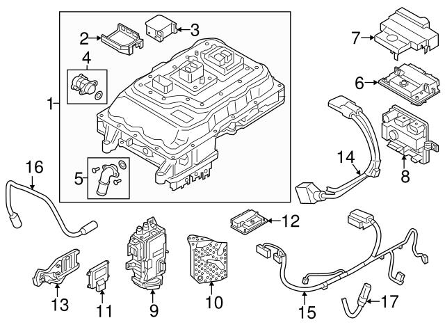 Genuine BMW 12367616289 Drive Motor Inverter Coolant Line - BMW