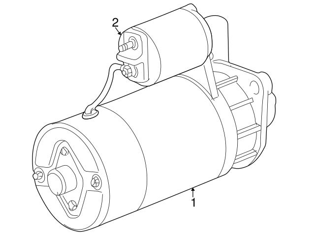 Genuine BMW 12417515393 Starter Solenoid Switch Contact - BMW | 12411427080