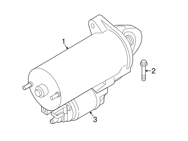 Genuine BMW 12417579155 Starter - BMW
