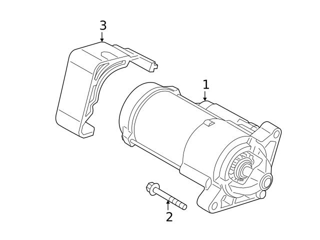 Genuine BMW 12418580390 Starter - BMW | 12418676405