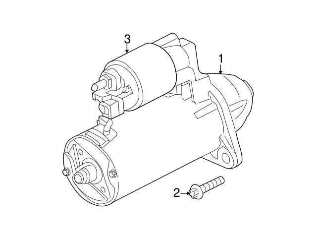 Genuine BMW 12418621838 Starter - BMW | 12418625994
