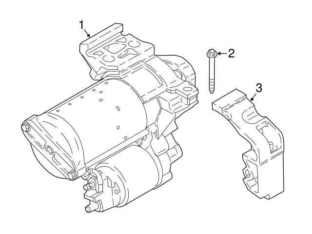 Genuine BMW 12418621840 Starter - BMW | 12418625996