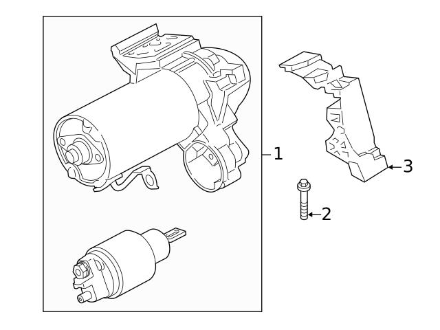 Genuine BMW 12418671503 Starter - BMW | 12418693976