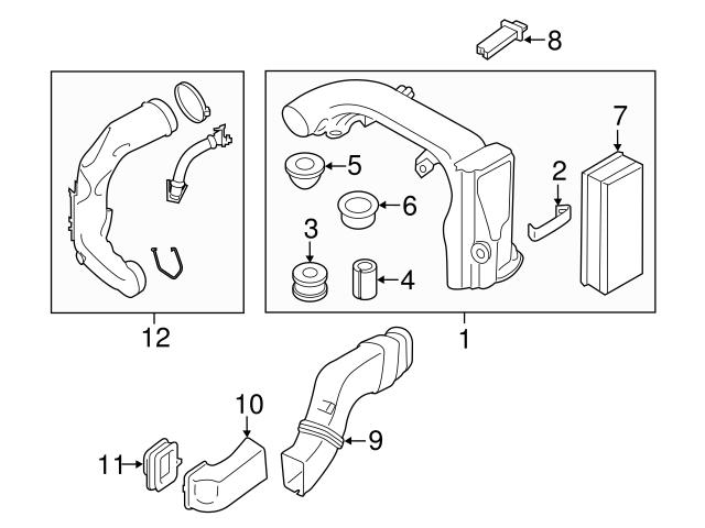 Genuine BMW 13627804150 Mass Air Flow Sensor - BMW