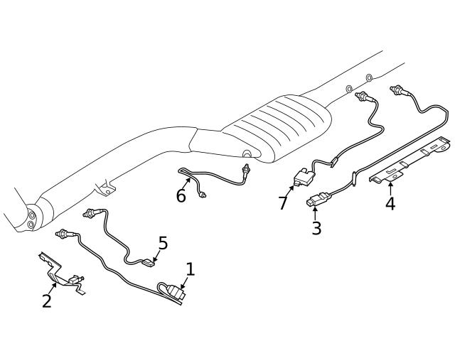 Genuine BMW 13628570234 Exhaust Temperature Sensor; Upper - BMW