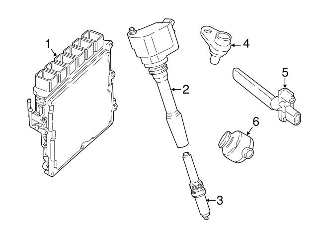 Genuine BMW 13628623437 Crankshaft Position Sensor - BMW