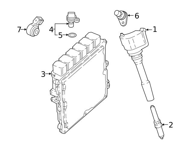 Genuine BMW 13628697982 Camshaft Position/Reference Mark Sensor - BMW ...