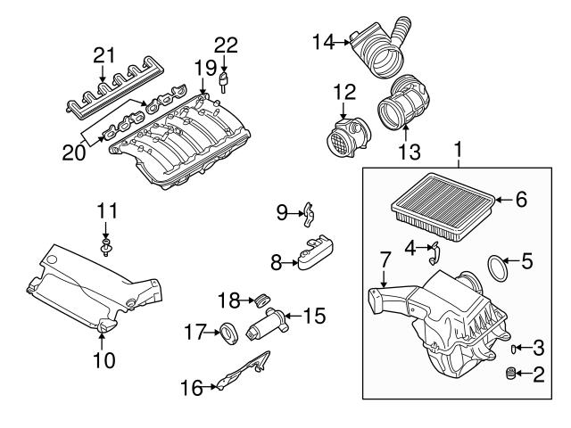 Genuine BMW 13711437473 Engine Air Duct Insulator - BMW