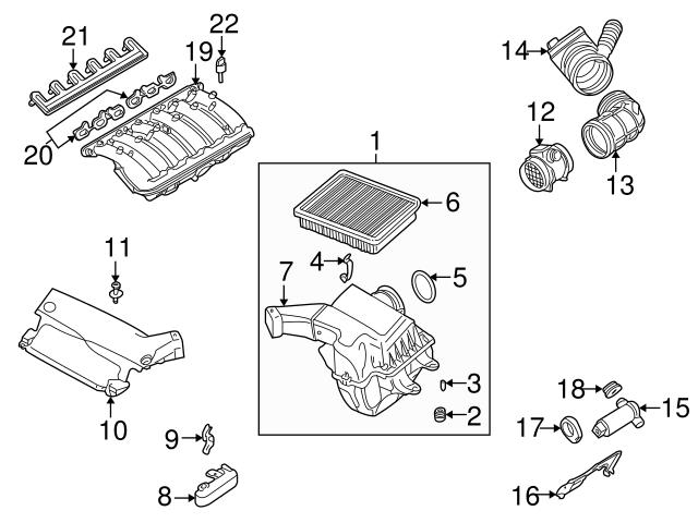 Genuine BMW 13717502564 Engine Air Duct Insulator - BMW