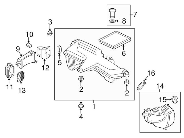 Genuine BMW 13717597585 Air Intake Hose; Rear - BMW