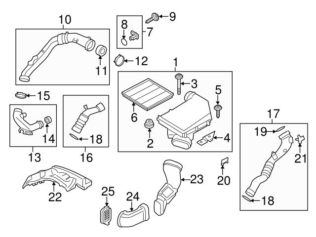 Genuine BMW 13717601869 Air Intake Hose - BMW