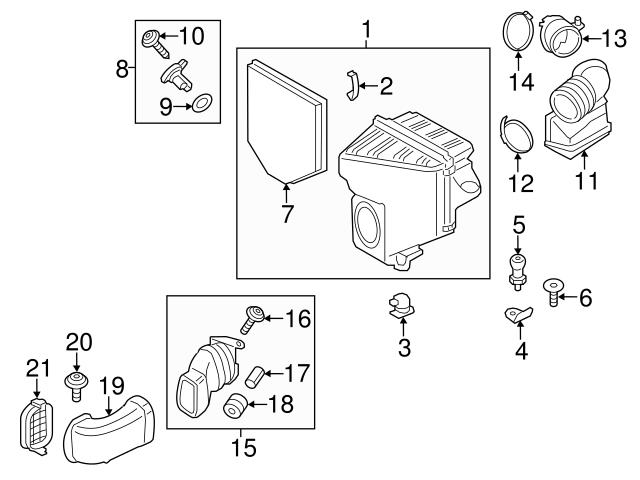 Genuine BMW 13717601873 Engine Air Intake Resonator - BMW