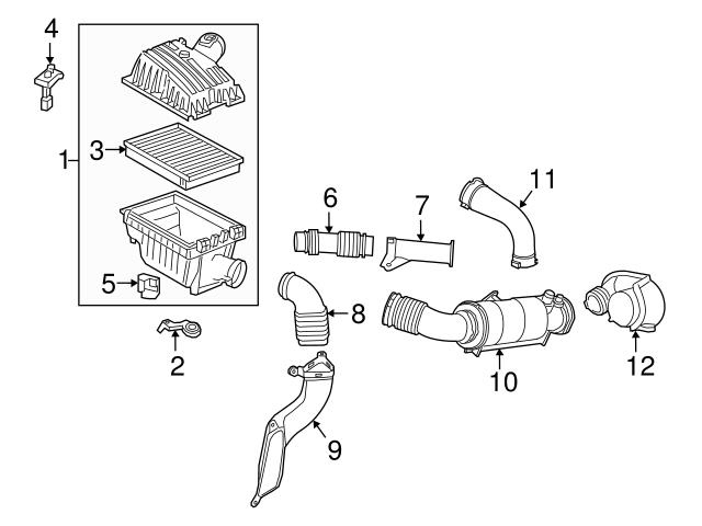 Genuine BMW 13717634158 Air Intake Hose - BMW