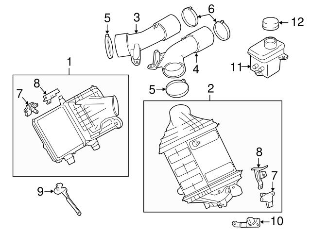 Genuine BMW 13717843222 Turbocharger Intercooler Pipe; Left - BMW