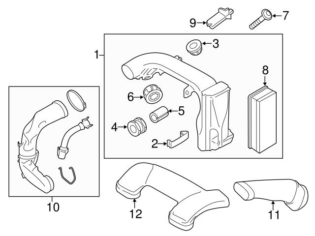 Genuine BMW 13718570289 Air Intake Hose - BMW