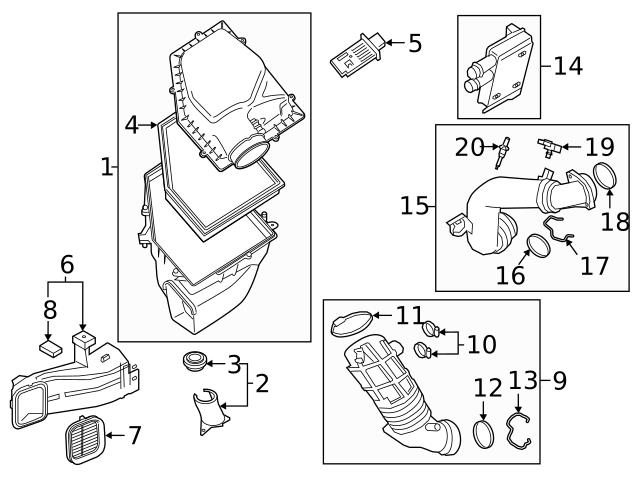 Genuine BMW 13718651066 Air Intake Hose - BMW