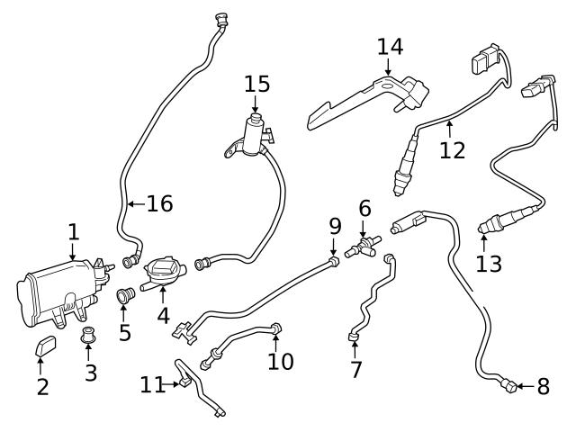Genuine BMW 13907643106 Vapor Canister Purge Solenoid - BMW