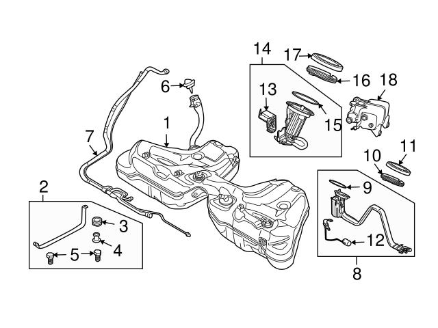 Genuine BMW 16117200073 Fuel Tank Strap - BMW | 16116760768