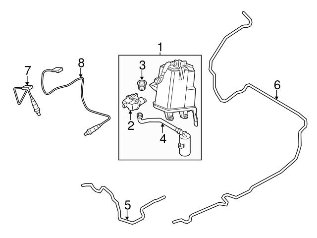 Genuine BMW 16117327885 Vapor Canister Filter Seal - BMW