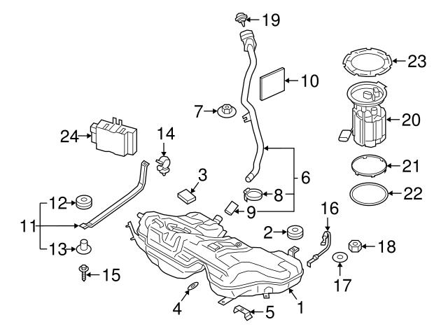 Genuine BMW 16117467723 Fuel Pump, Electric - BMW
