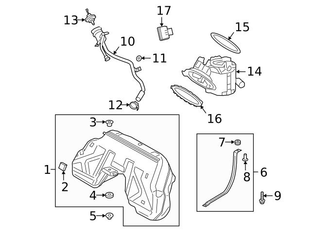 Genuine BMW 16117475431 Fuel Pump and Strainer Set - BMW