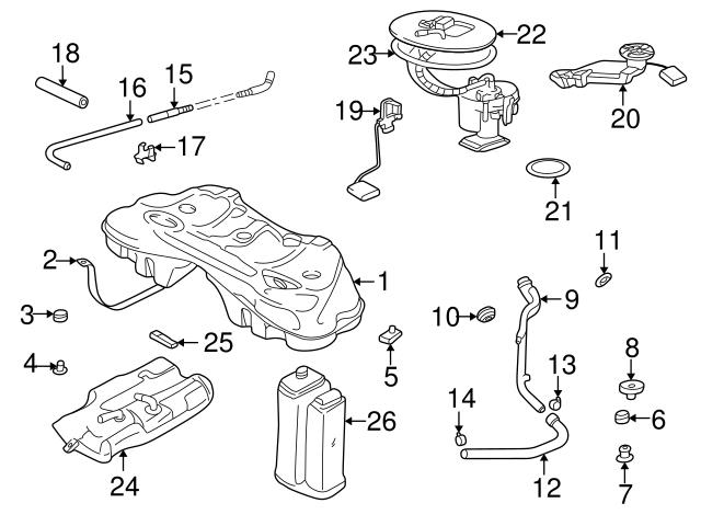 Genuine BMW 16131181574 Fuel System Expansion Tank - BMW