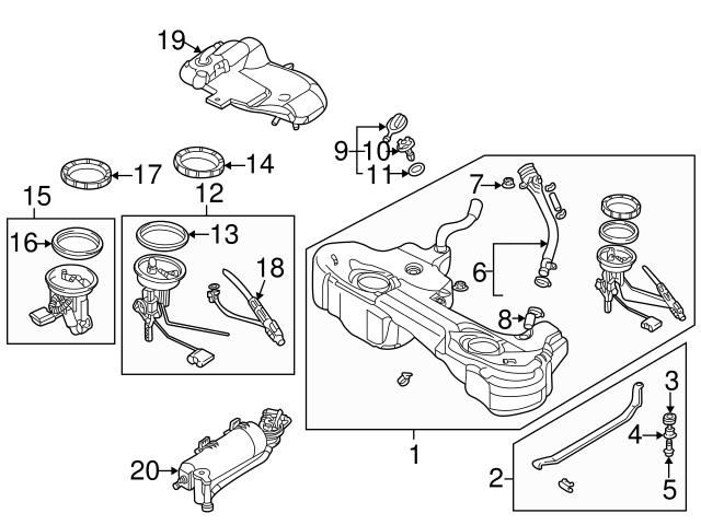 Genuine BMW 16136753872 Vapor Canister Filter Seal - BMW