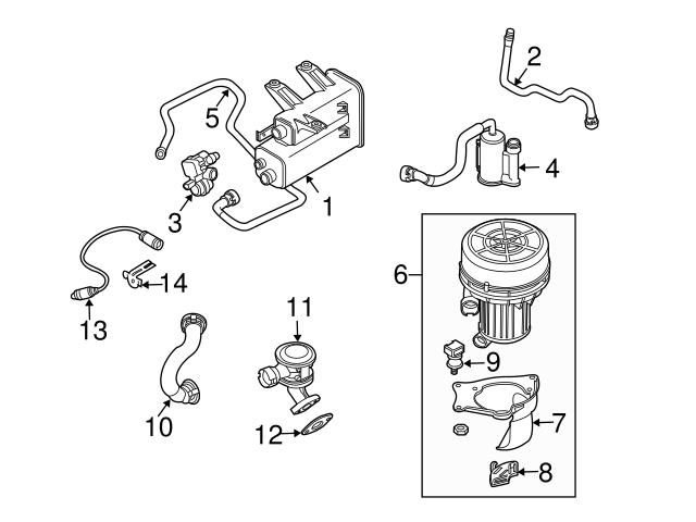 Genuine BMW 16136758017 Evaporative Emissions System Lines - BMW