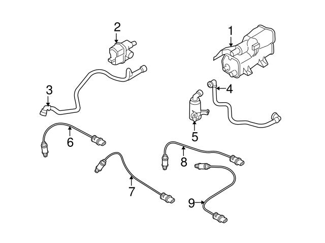 Genuine BMW 16136765755 Vapor Canister Filter - BMW