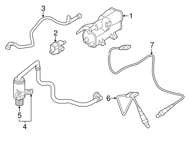 Genuine BMW 16137173855 Evaporative Emissions System Lines - BMW