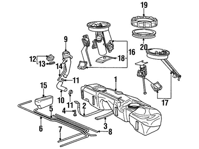 Genuine BMW 16146758734 Fuel Tank Sending Unit - BMW | 16141182888 ...