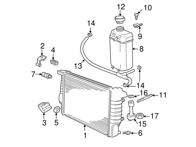 Genuine BMW 17111436061 Radiator - BMW