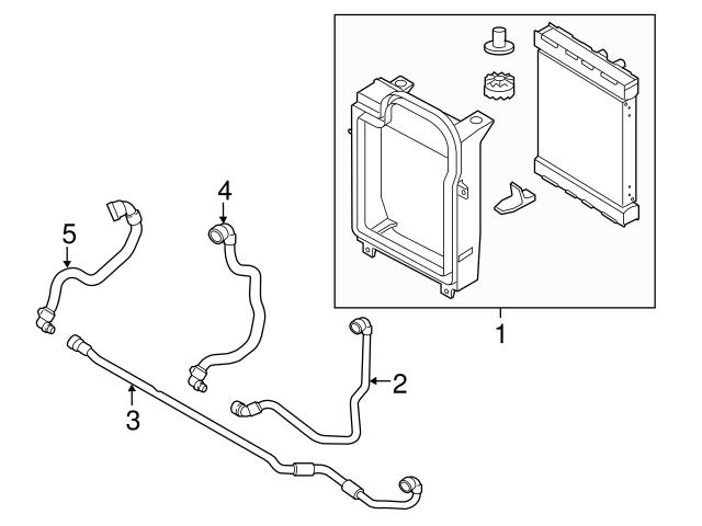 Genuine BMW 17117646751 Radiator - BMW