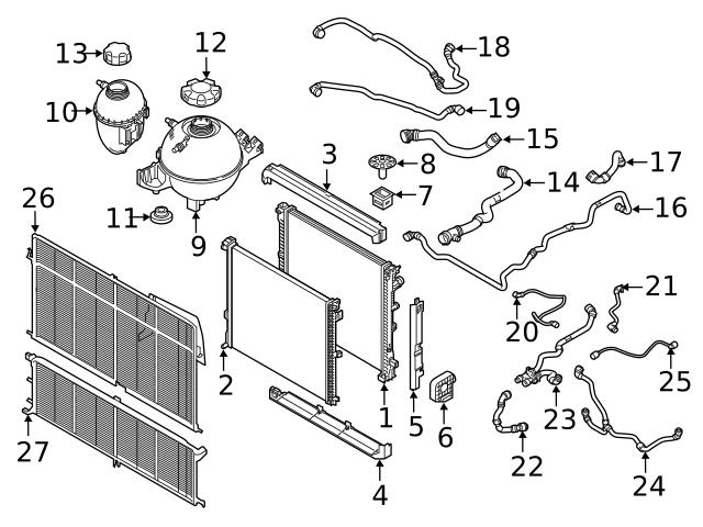 Genuine BMW 17119797807 Radiator - BMW | 17118642742