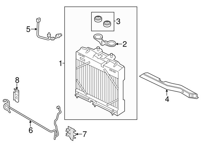 Genuine BMW 17127598249 Radiator Coolant Hose - BMW