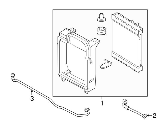 Genuine BMW 17127634265 Radiator Coolant Hose; Lower - BMW