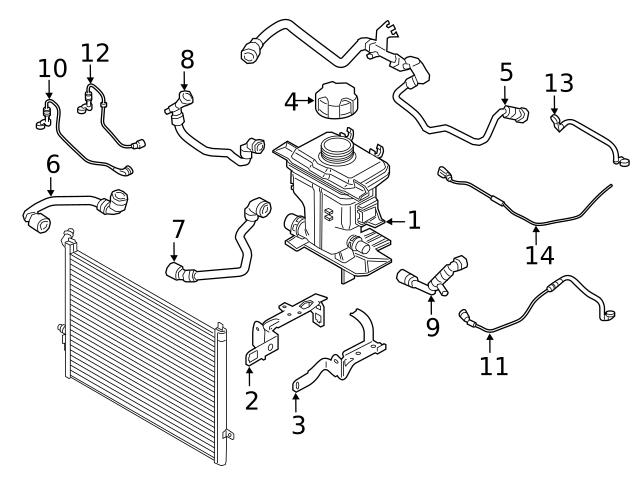 Genuine BMW 17128602682 Coolant Pipe; Outer - BMW