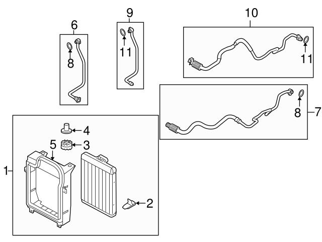 Genuine BMW 17217585286 Oil Cooler - BMW