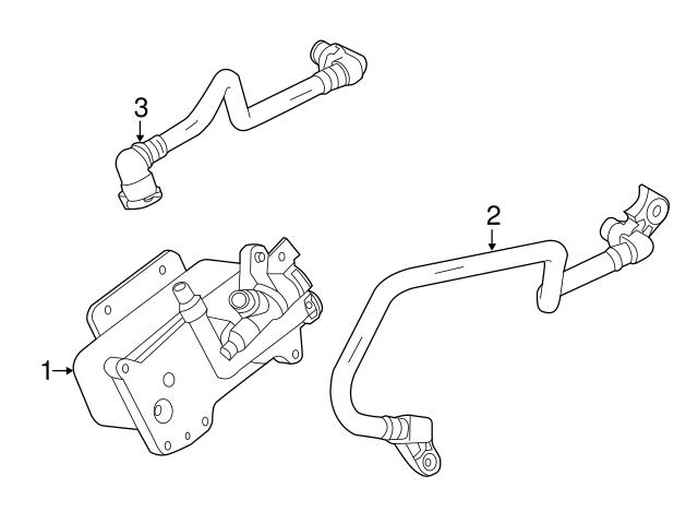 Genuine BMW 17217638582 Auto Trans Oil Cooler - BMW | 17217618778