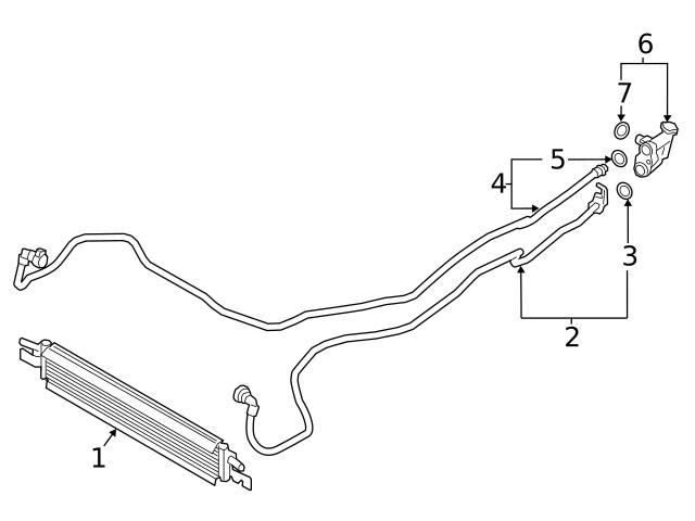 Genuine BMW 17219429794 Auto Trans Oil Cooler - BMW