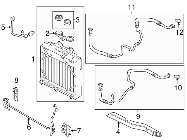 Genuine BMW 17227593001 Engine Oil Cooler Line - BMW