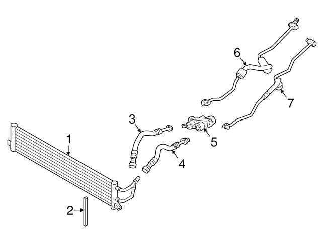 Genuine BMW 17228481575 Auto Trans Oil Cooler Thermostat - BMW ...
