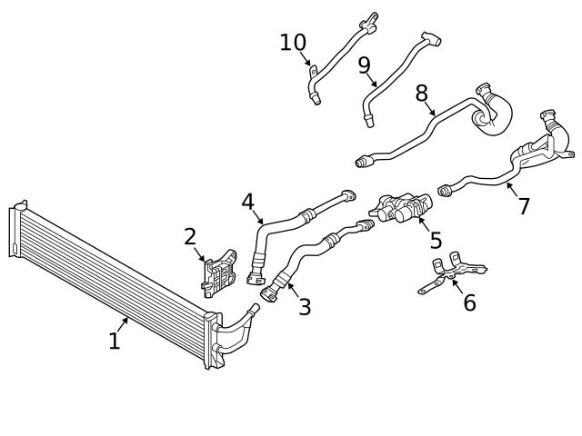 Genuine BMW 17228624268 Automatic Transmission Oil Cooler Thermostat ...