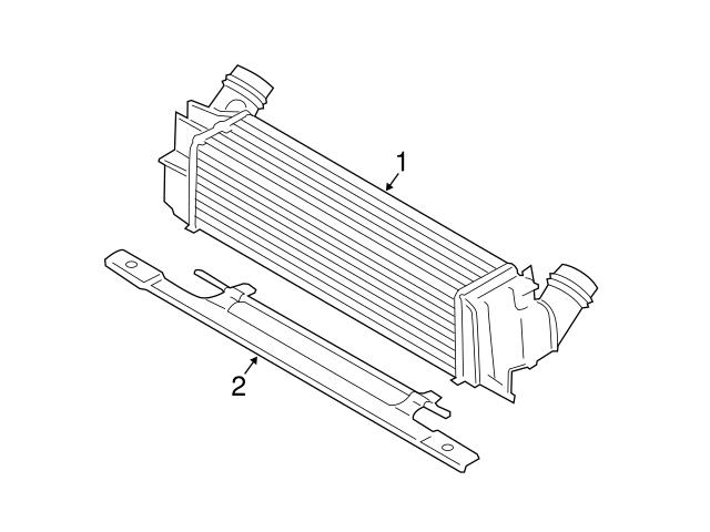 Genuine BMW 17517593845 Intercooler - BMW