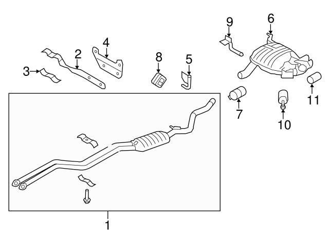 Genuine BMW 18207547375 Exhaust Tail Pipe Hanger Bracket Washer; Front ...