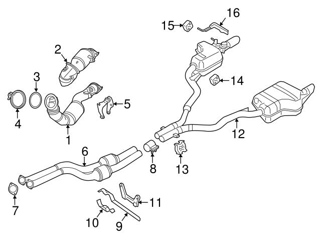 Genuine BMW 18207586702 Exhaust Tail Pipe Hanger Bracket Washer - BMW