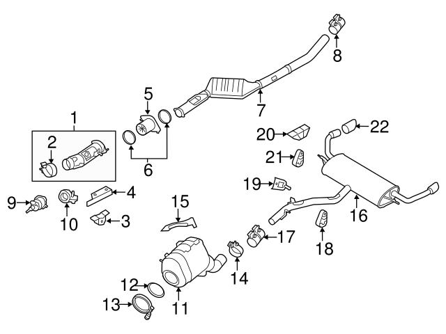 Genuine BMW 18307803853 Turbocharger Gasket; Front - BMW