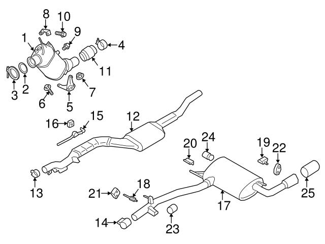 Genuine BMW 18308511364 Tail Pipe Tip - BMW
