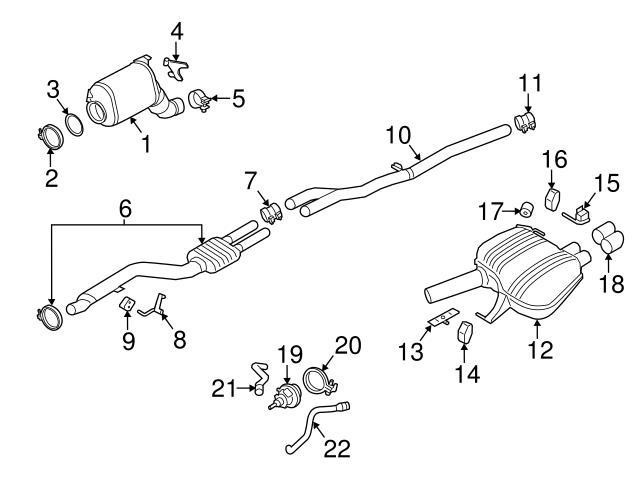 Genuine BMW 18308514448 Exhaust Back Pressure Regulator - BMW
